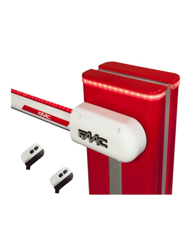 BARRERA AUTOMATICA FAAC B680 24VDC HASTA 6,3 METROS - KIT (IVA INCLUIDO) - SISTEMATIC CHILE