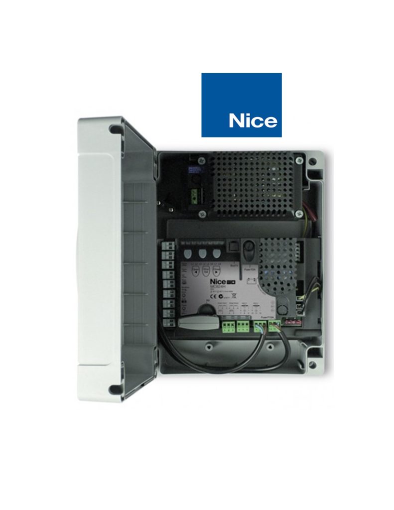 CENTRAL MOONCLEVER DE NICE MC824H PARA 1 O 2 MOTORES DC (IVA INCLUIDO) - SISTEMATIC CHILE