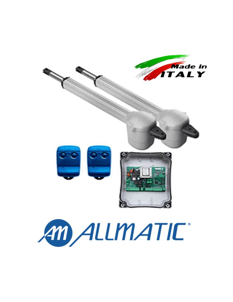 KIT DOBLE BRAZO ALLMATIC KINEO 230V - PARA DOS PORTONES DE HASTA 3 METROS CADA UNO (IVA INCLUIDO ...